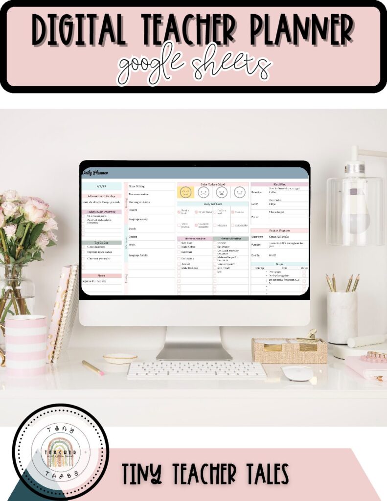 Digital Teacher Planner - Tiny Teacher Tales